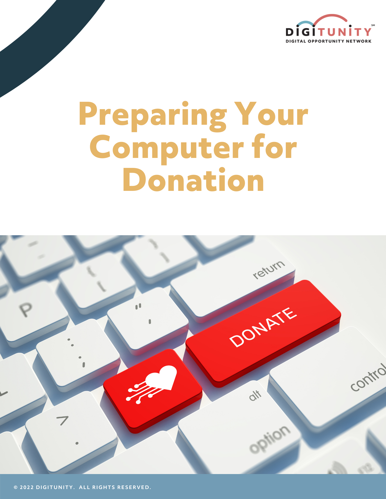Preparing Your Computer for Donation - Digitunity